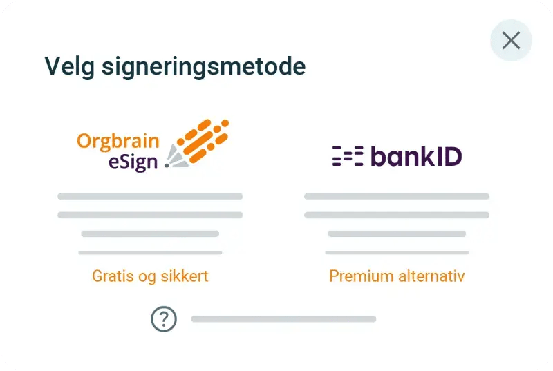 Oversikt Orgbrain styreportal
